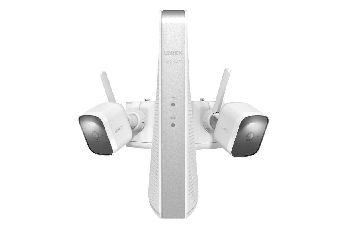 Lorex 4K NVR System with 2 Battery-Operated Cameras