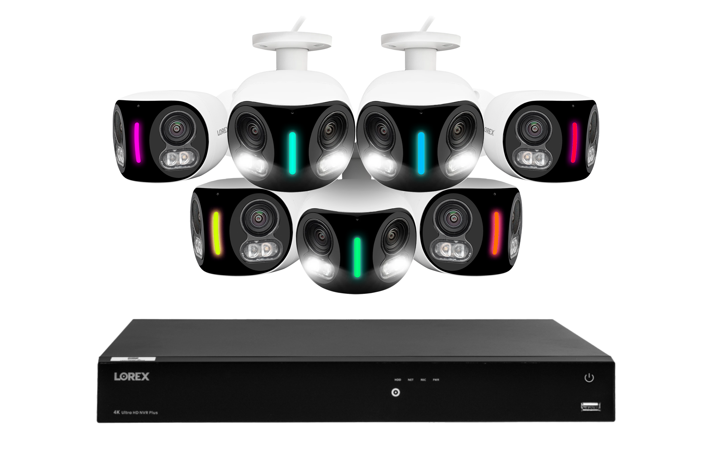 Lorex Fusion Series 4K 16 Camera Capable (Wired or Fusion Wi-Fi) 4TB W ...