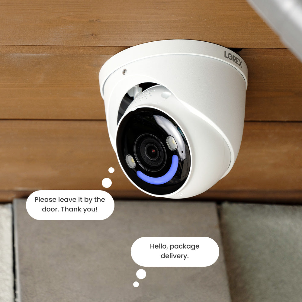 4K+ (12MP) IP Security Cameras with 16-Channel (8 Wired, 8 Wi-Fi) Fusi