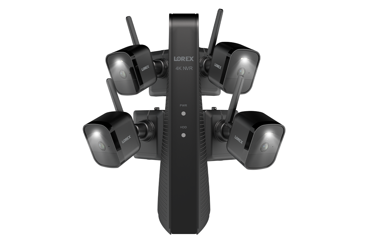 Lorex 4K NVR System with 4 Battery-Operated Cameras – Lorex Technology ...