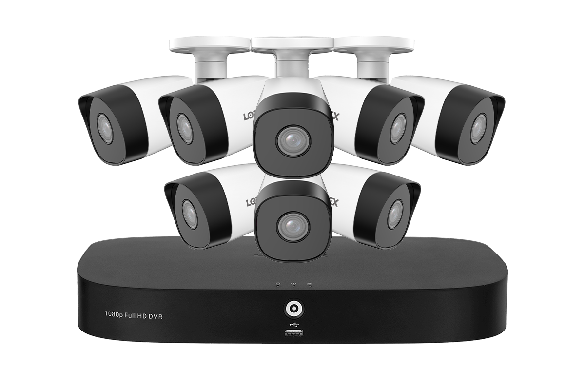 Lorex 1080p 8 Camera Capable 1TB Wired DVR System with 1080p HD CVI ...