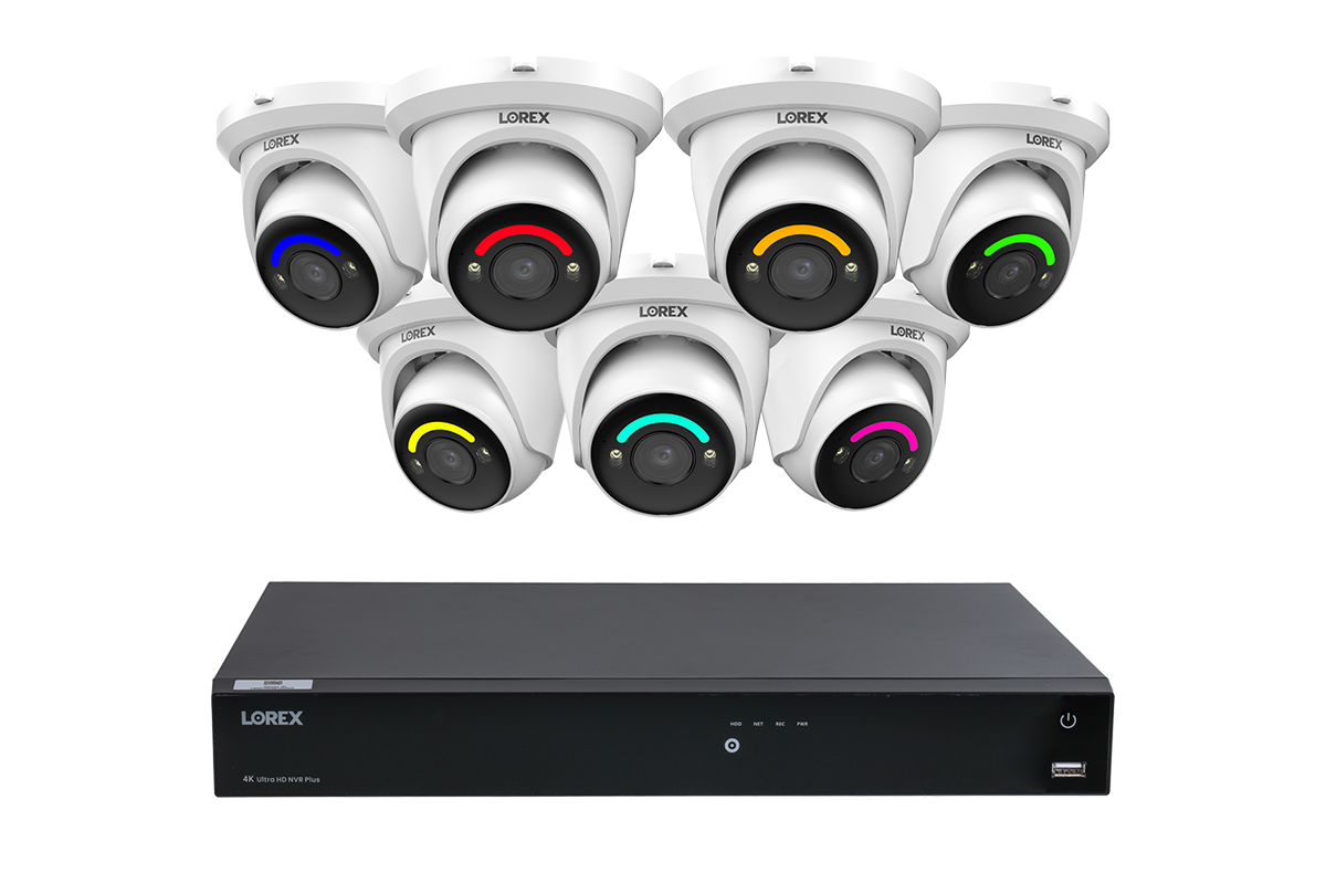 Lorex Fusion Series 4K 16 Camera Capable (Wired or Fusion Wi-Fi) 4TB W