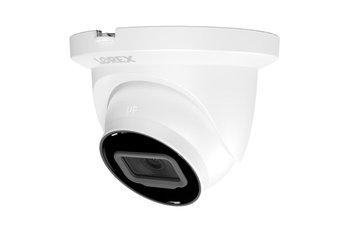 Lorex A4 IP Wired Turret Security Camera with Listen-In Audio and Smart ...