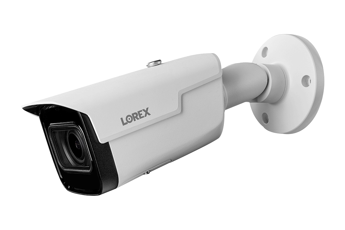 Lorex 4K Nocturnal 3 Motorized Varifocal Smart IP White Bullet Securit ...