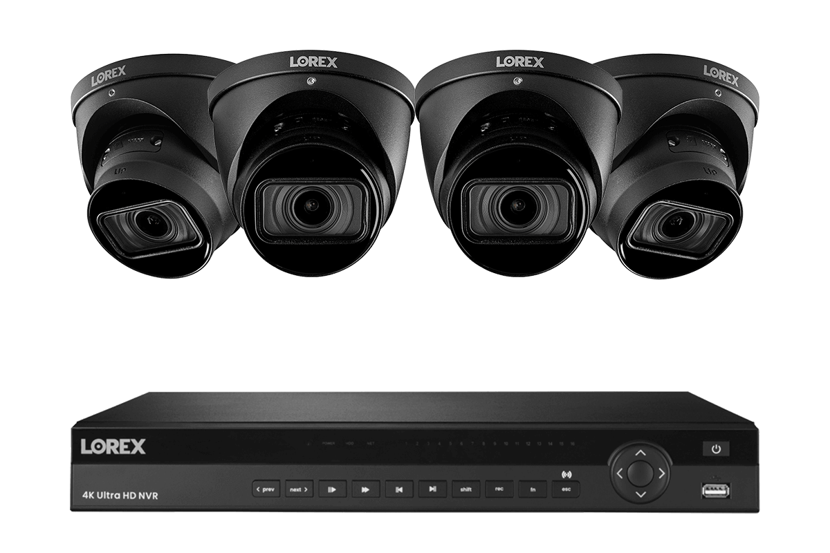 Système NVR filaire Lorex Nocturnal 4K 16 canaux 4 To avec caméras dôme ...